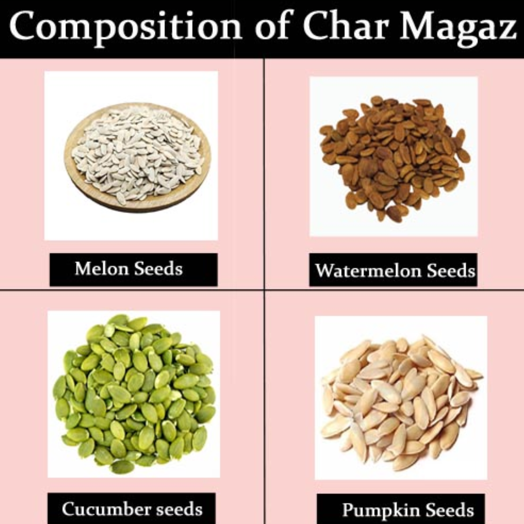 Zain Herbals Chaar Maghaz: Nature's Quartet of Power for Nourishment a